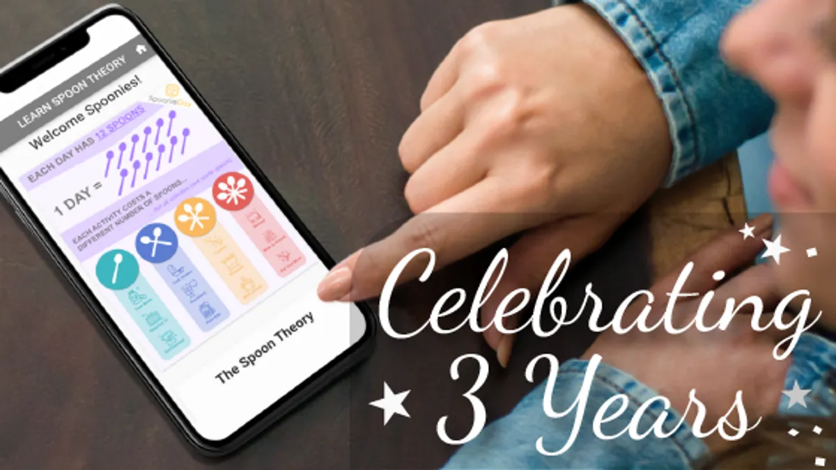 Spoonie Day App Celebrates Three Years
